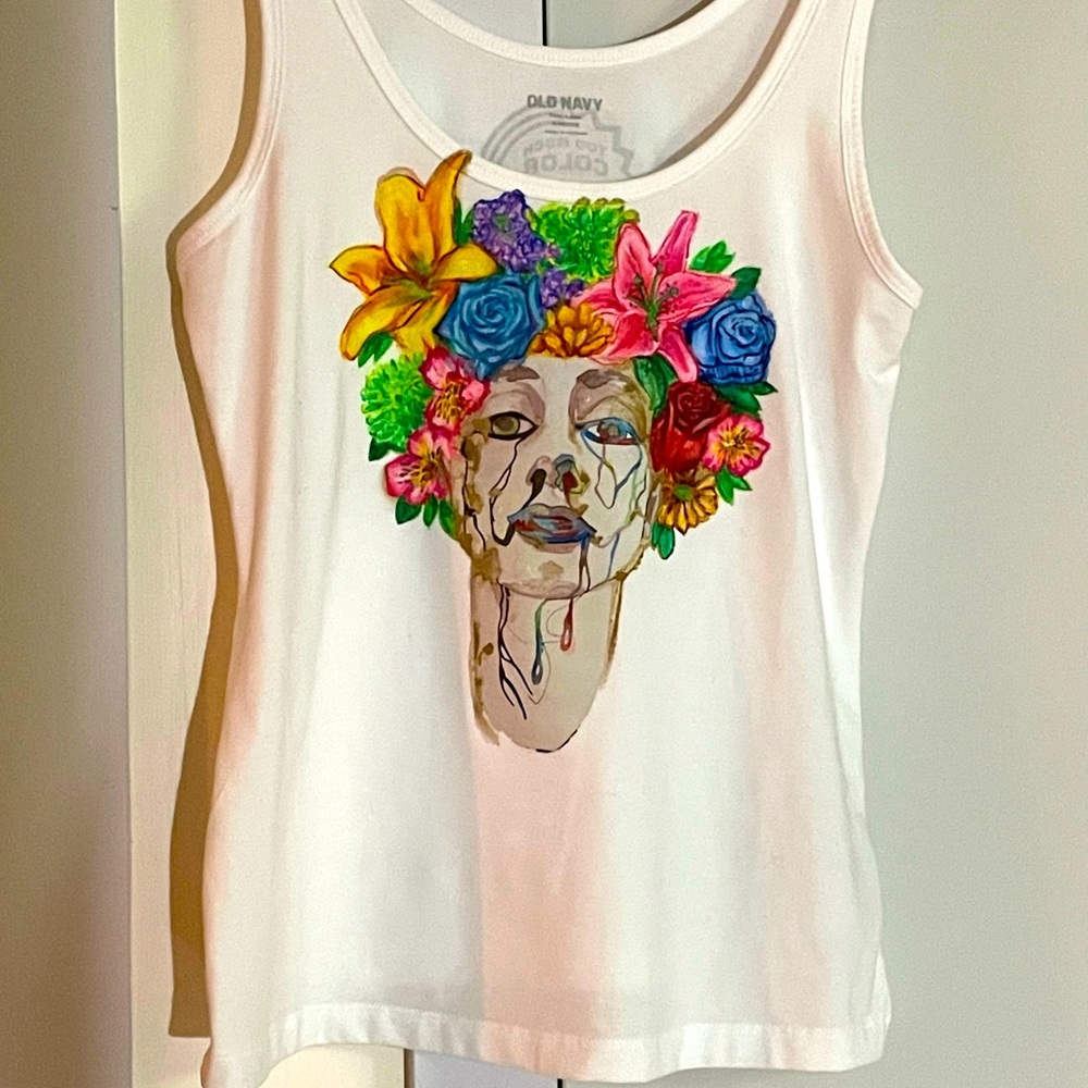 Hand-Painted Tank - Gem